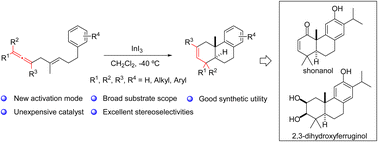 InI3-catalyzed polyene cyclization of allenes and its application in ...