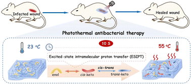 Promoting photothermal antibacterial activity through an excited-state ...