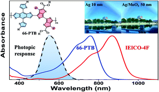 A near-infrared polymer enables over 50% transmittance in semi ...