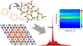 High thermal stability phosphors with a rigid structure similar to the ...