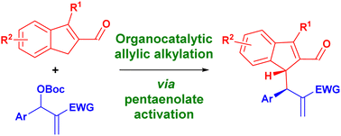 Pentaenolate activation in the organocatalytic allylic alkylation of ...