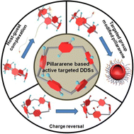 The design strategy for pillararene based active targeted drug delivery ...