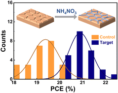 Selective grain boundary passivation by ammonium nitrate for enhanced ...