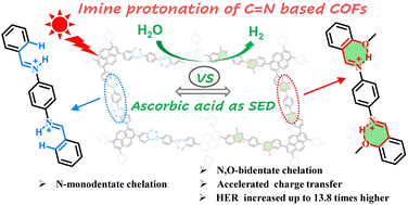 Enhanced protonation ability of covalent organic frameworks via N,O ...