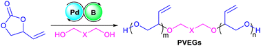 Synthesis of polyvinylethylene glycols (PVEGs) via polyetherification ...