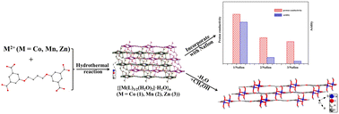 Three isostructural MOFs based on different metal cations: proton ...