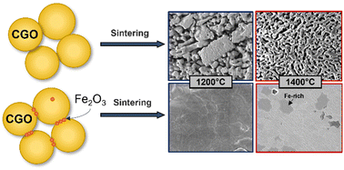 Interface segregation of iron sintering aid in gadolinium-doped ceria ...