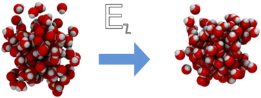 Vibrational dynamics of liquid water in an external electric field ...