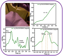 Flexible piezo-resistive strain sensors using all-polydimethylsiloxane ...