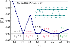 Quantum phase transitions in skewed ladder systems - Physical Chemistry ...