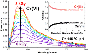 High temperature gamma radiation-induced chromium redox chemistry via ...