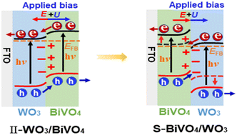 Interfacial electric field of BiVO4/WO3 photoanode-induced S-scheme ...