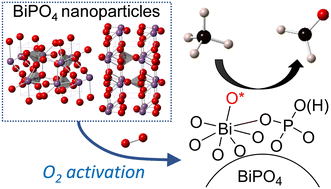 Bismuth phosphate nanoparticle catalyst for direct oxidation of methane ...
