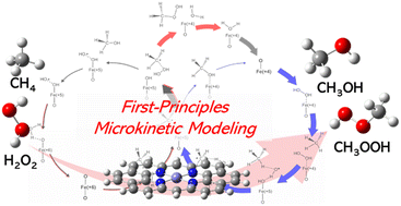 First-principles microkinetic modeling of partial methane oxidation ...