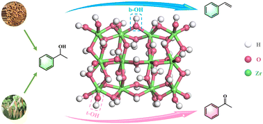 Bridging and terminal hydroxyl groups of Zr(OH)4 as active sites for ...
