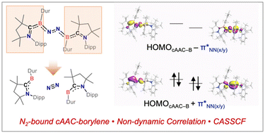 Revisiting the electronic structure of N2-bound cAAC-borylene at the ...