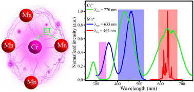K2LiScF6:Cr3+/Mn4+ fluoride phosphor with enhanced broadband emission ...