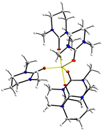 Coordination chemistry effects of the space-demanding solvent molecule ...