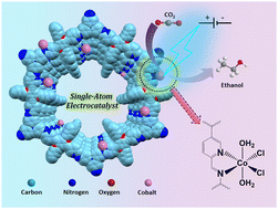 Atomically dispersed Co2+ in a redox-active COF for electrochemical CO2 ...