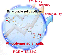 Multifunctional solid additive enables all-polymer solar cells with ...