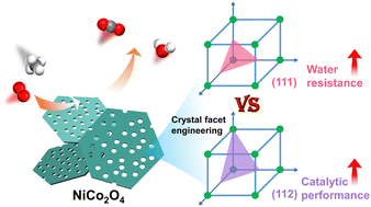 Crystal facet engineering of spinel NiCo2O4 with enhanced activity and ...