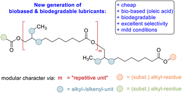Sustainable tailor-made and bio-based high-performance lubricants that ...
