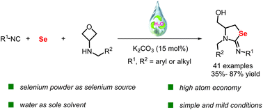 A multicomponent reaction of isocyanides, selenium powder and 3 ...