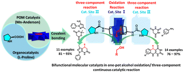 A bifunctional molecular catalyst built up of l-proline grafted ...