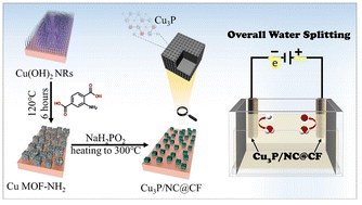 Highly dispersed copper phosphide nanoparticles accelerate the ...