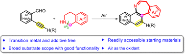Synthesis of the dibenzo[b,d]azepine skeleton via a catalyst-free ring ...