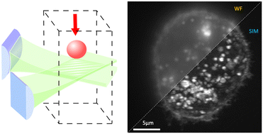 Structured-light-sheet imaging in an integrated optofluidic platform ...