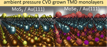 Structural and electronic properties of MoS2 and MoSe2 monolayers grown ...