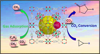 Porous Zn-MOF with two diverse cages synthesized using functionalized ...