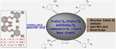 Binuclear cobalt(ii) complexes: synthesis, structure, characterizations and catalytic ...