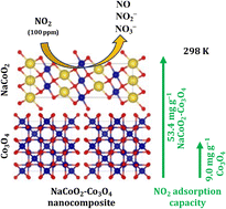 Reactive adsorption of NO2 over the NaCoO2–Co3O4 nanocomposite ...