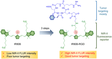 Molecular engineering of a commercially available NIR-II fluorescent ...