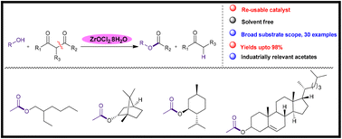 Zirconium oxychloride hydrate: an efficient and reusable catalyst for ...