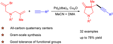 Pd/Cu-catalyzed cascade Heck-type reactions of alkenyl halides with ...