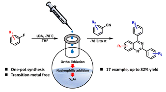 ortho-Lithiation driven one-pot synthesis of quinazolines via [2 + 2 ...