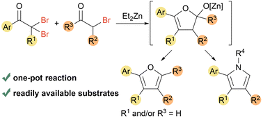 One-pot furan synthesis through diethylzinc-mediated coupling reaction ...