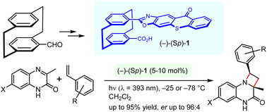 The hamburger-shape photocatalyst: thioxanthone-based chiral [2.2 ...