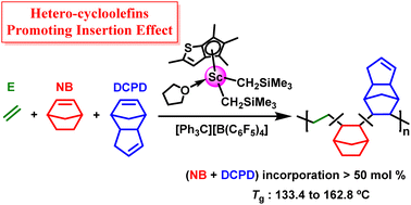 Terpolymerization of ethylene, norbornene and dicyclopentadiene ...