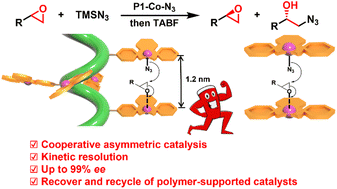 Cobalt(iii)–salen decorated stereoregular optically active helical ...