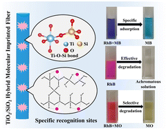 Preparation of inorganic-framework molecularly imprinted TiO2/SiO2 nanofibers by one-step ...