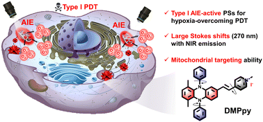 An AIE-active type I photosensitizer based on N,N′-diphenyl ...