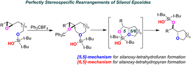 Dancing silanols: stereospecific rearrangements of silanol epoxides ...