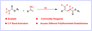 Visible-light-mediated C–F bond cleavage for the synthesis of ...
