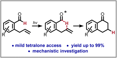 Photo-hydroacylation: 1-tetralones from ortho-allylbenzaldehydes ...