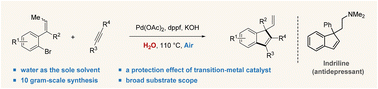 Pd-catalyzed intermolecular consecutive double Heck reaction “on water ...