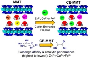 Understanding the cation exchange affinity in modified-MMT catalysts ...